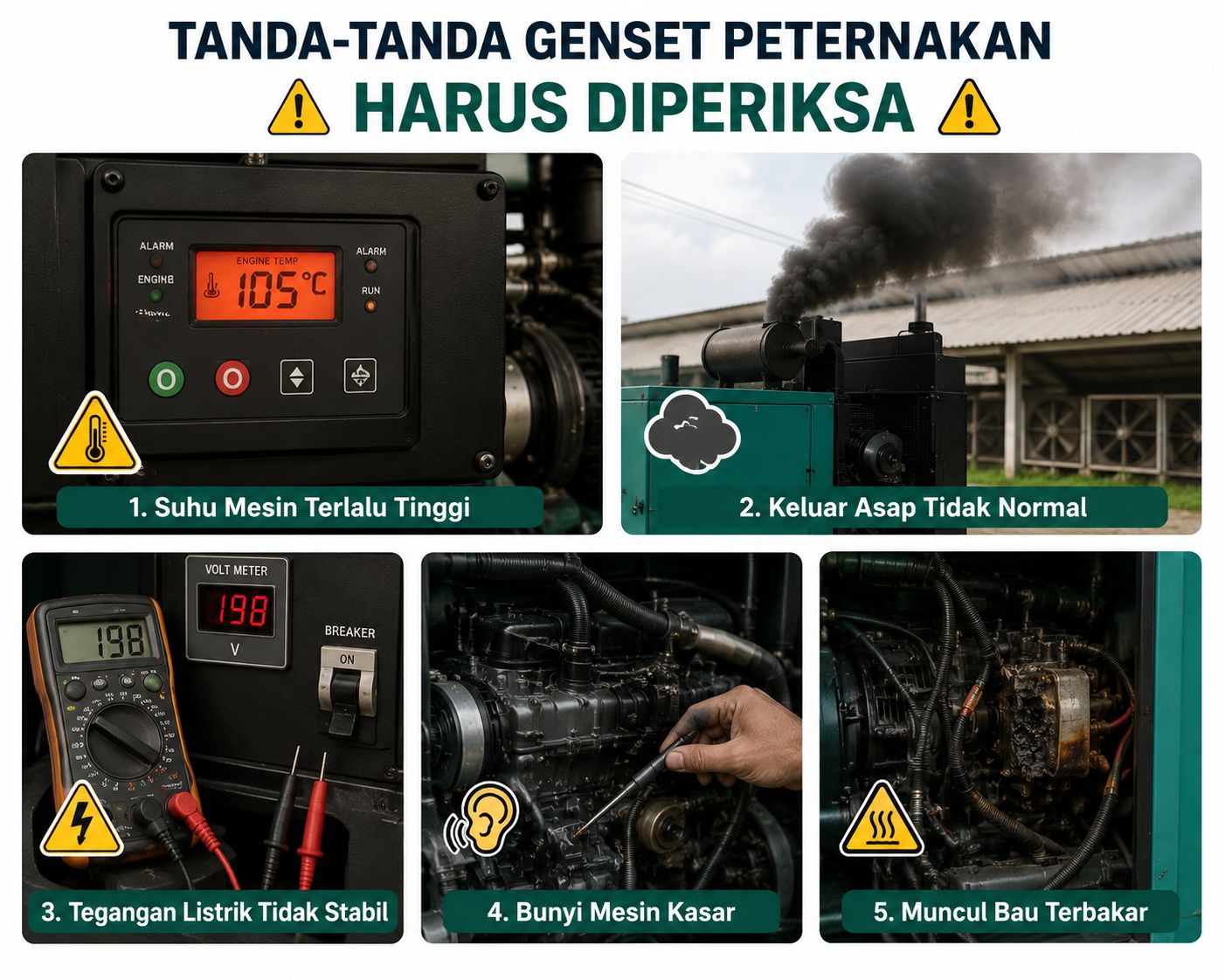Bagaimana Cara Pakai Genset Peternakan Saat Blackout?